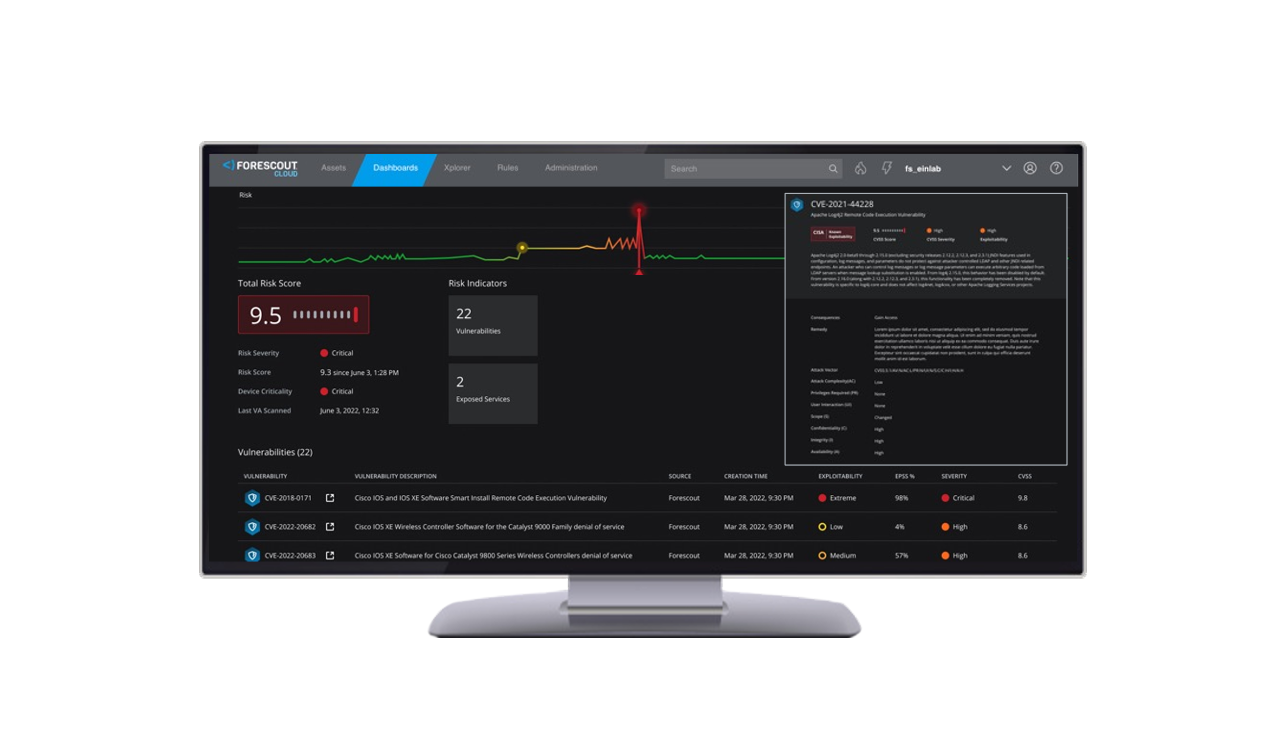 Forescout Unveils Risk and Exposure Management Solution